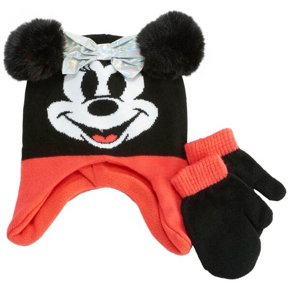 Disney | Accessories | Nwt Baby Girl Disney Minnie Mouse Trapper Hat ...
